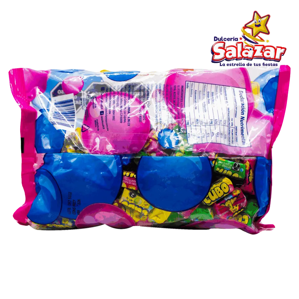 CHICLE CUBO SURTIDO DLR -B.600GR- "C/20/100" (copia) | Dulceria Salazar